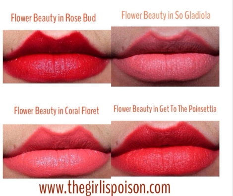 Flower Beauty by Drew Barrymore Lipstick review + swatches! | The Girl ...